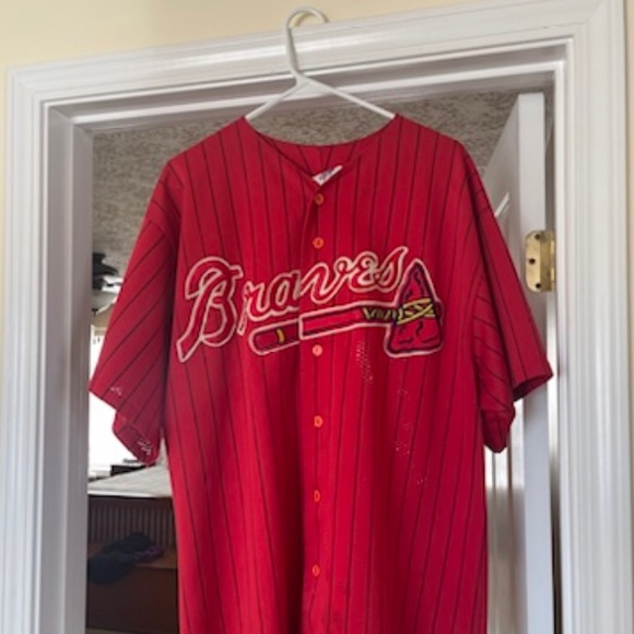 MLB | Shirts | Authentic Vintage Braves Jersey | Poshmark